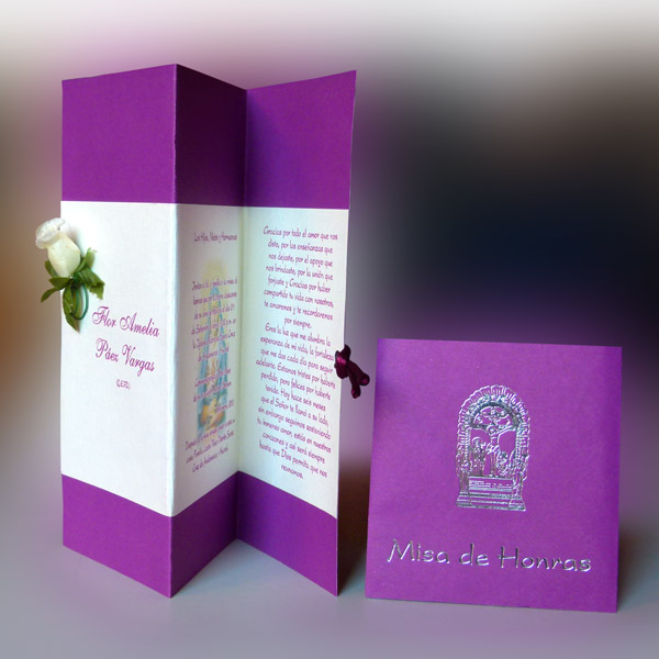 Tarjetas de invitación para misas - Imagui